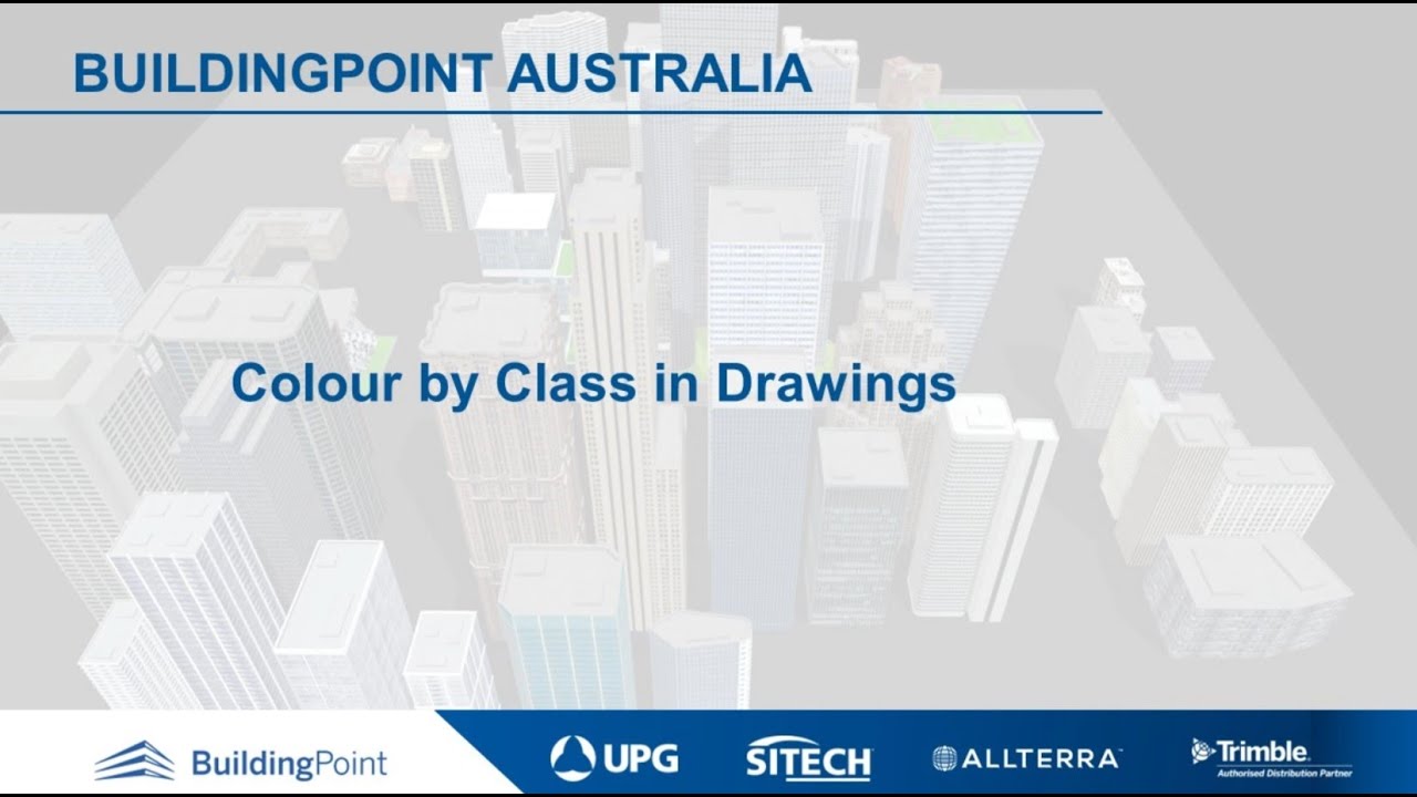 Tekla Structures - Class colour drawings and colour printing - YouTube