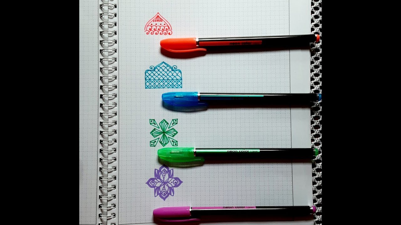 Pattern Drawing Tutorial | Mandala Drawing | Learn A New Pattern Design ...