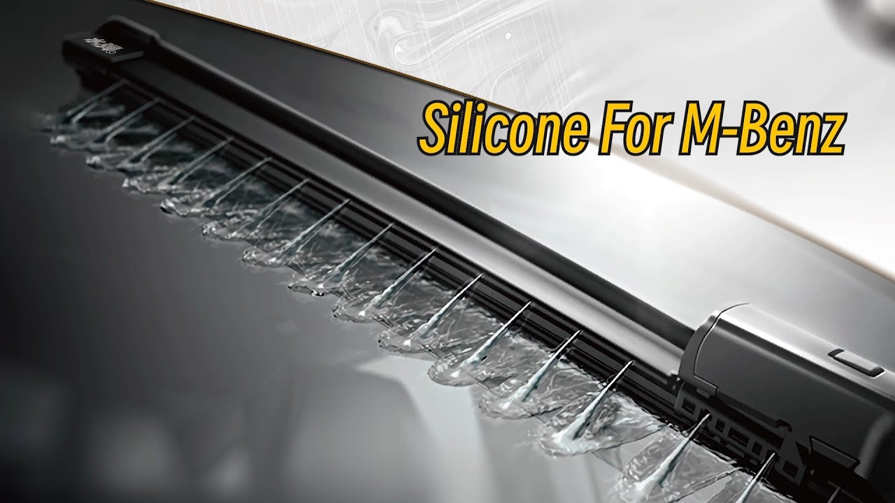 Mercedes Benz spray coated wipers - YouTube