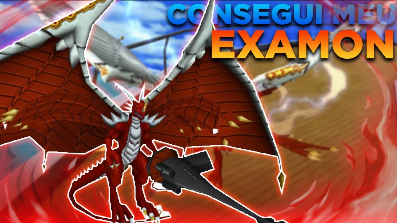 CONSEGUI MEU EXAMON/ COMO FAZER AS QUESTS DO EXAMON 2/2- DIGIMON ...