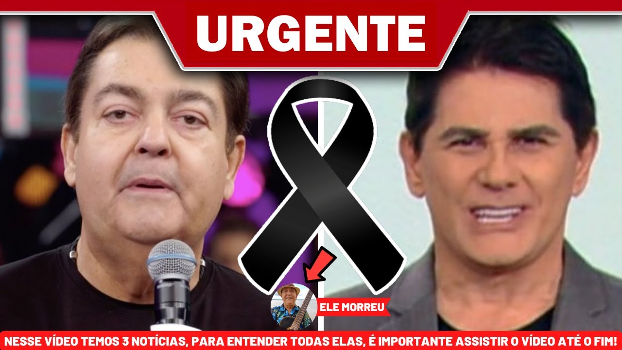 👉 CANTOR QUERDIO MORREU │ Apresentador Faustão, após acidente, notícia ...
