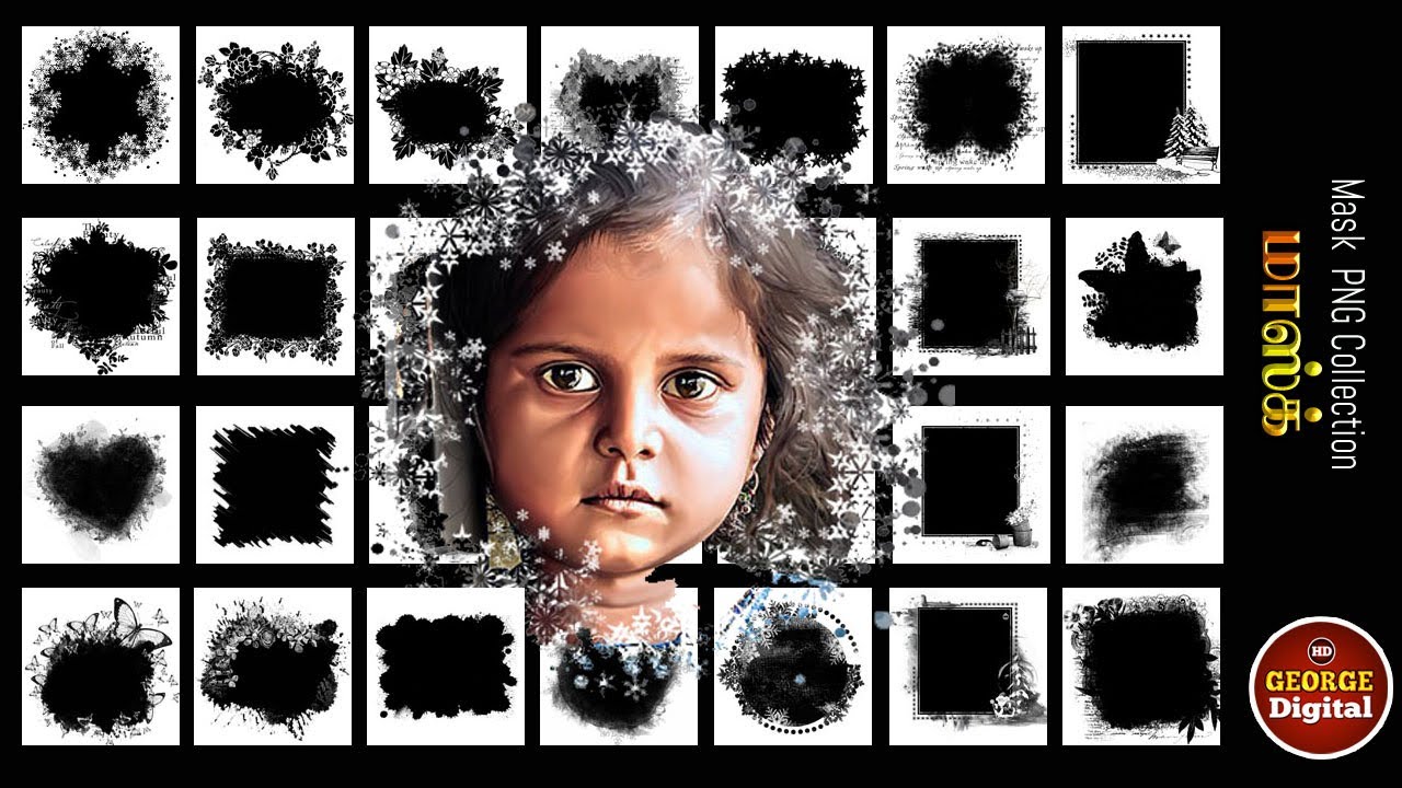 Mask PNG file collection for Photoshop designing Images ...