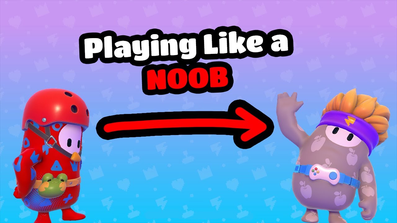 The Fall Guys NOOB Challenge! - YouTube