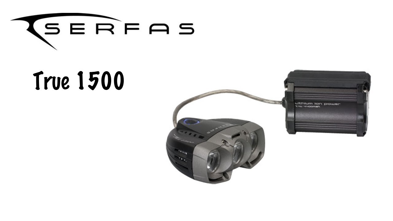 MTBR Lights Shootout - 2012 Serfas True 1500 - YouTube