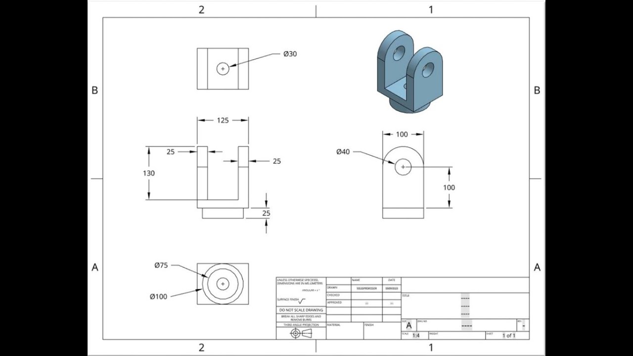 Onshape Practices - Lesson 25- Swivel - YouTube