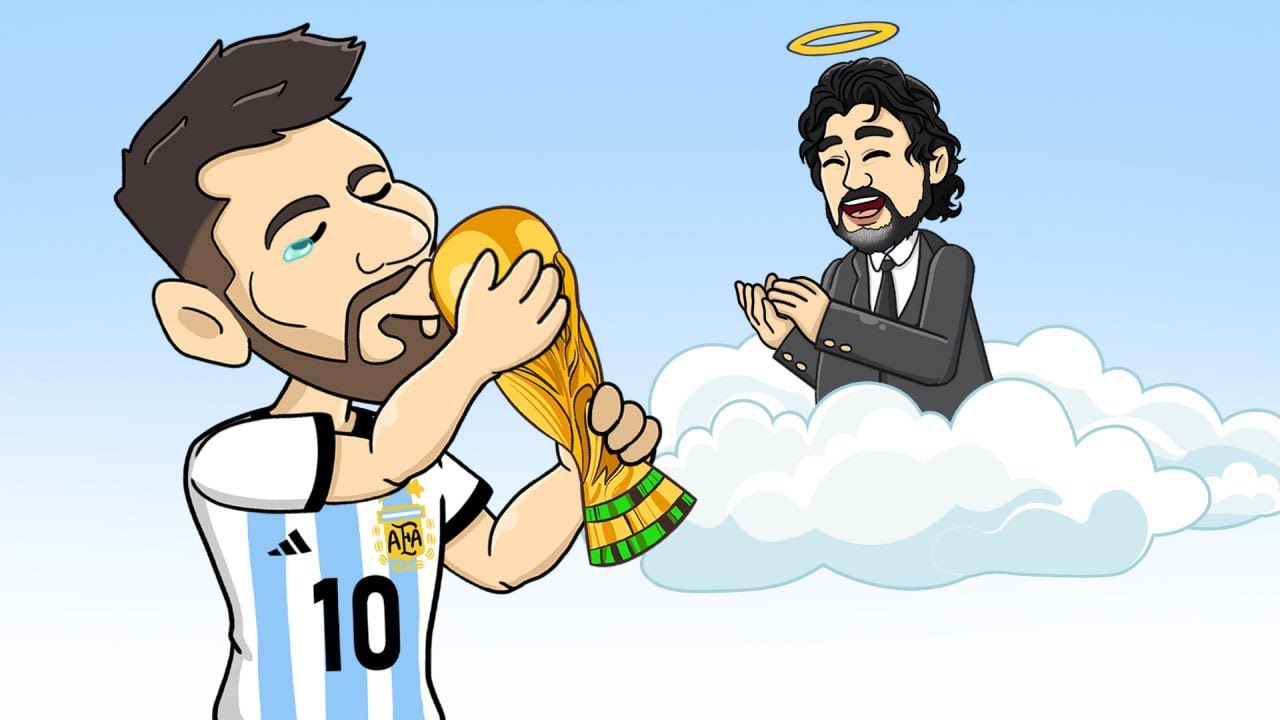 Revisiting the Journey Lionel Messi World cup Champion 🏆 Diego Maradona ...