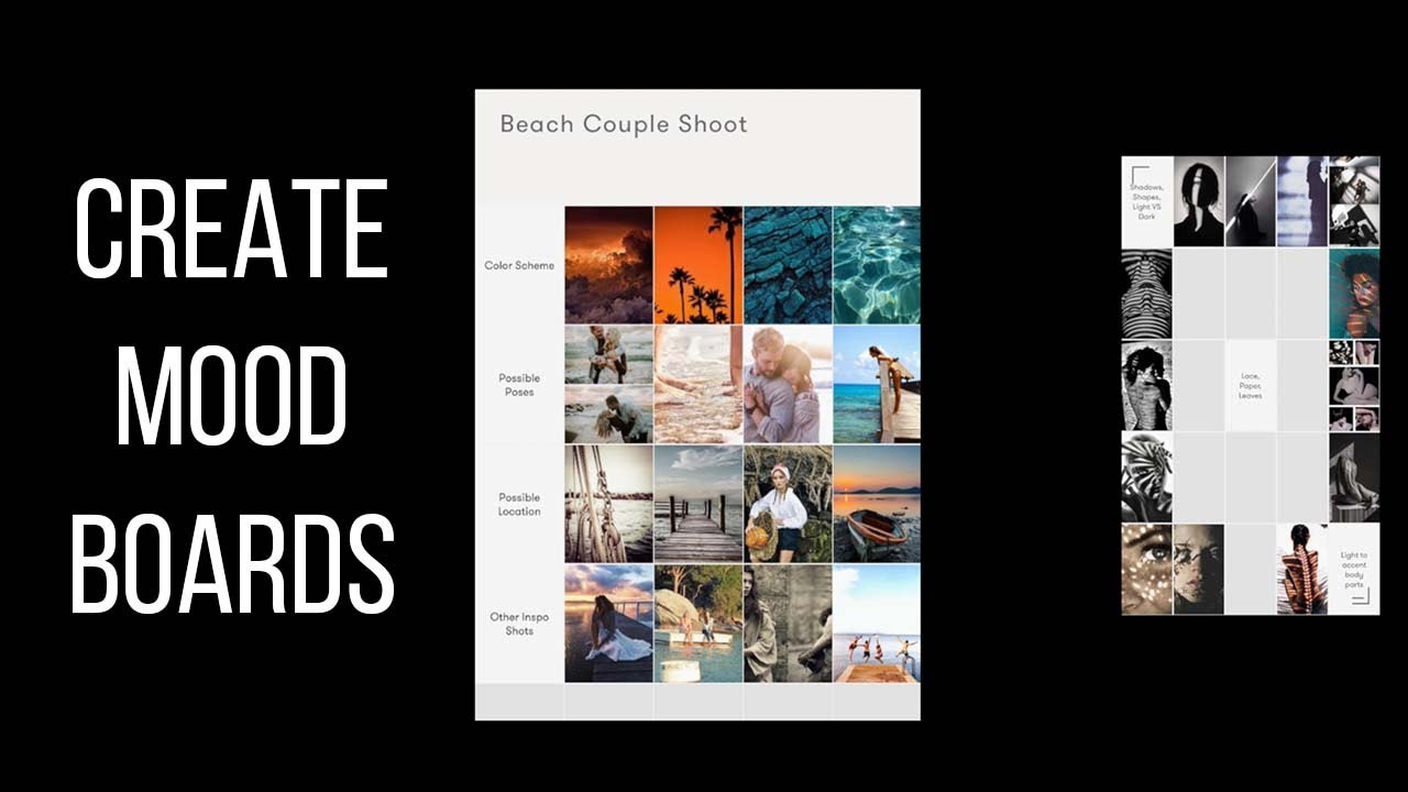 Making Mood Boards for your Next Photoshoot - YouTube