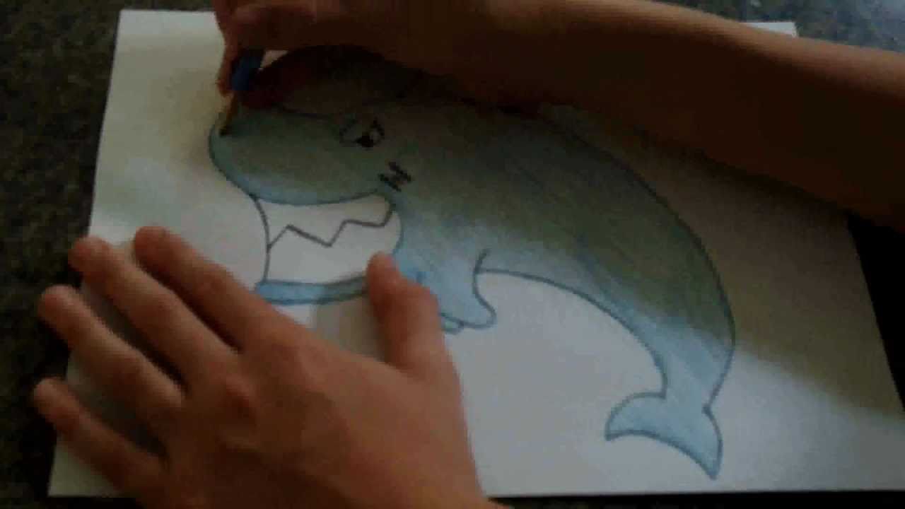 How to Draw a Cartoon Shark - YouTube