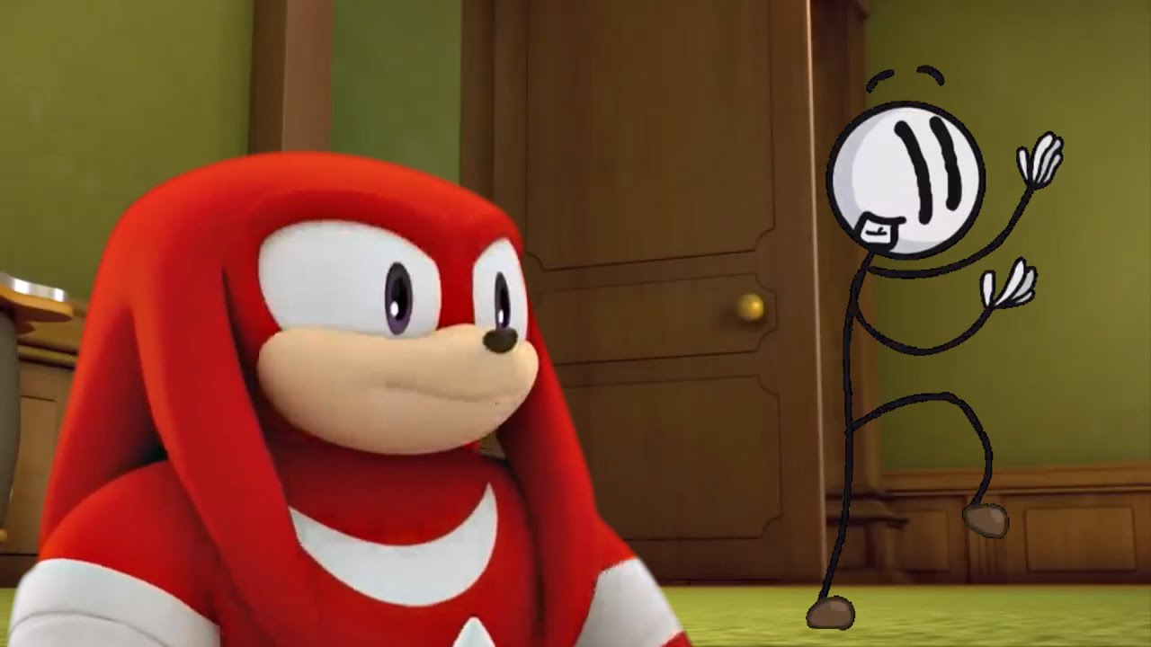 Knuckles approves the Distraction Dance meme - YouTube