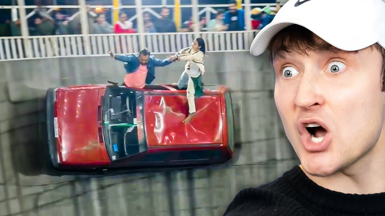 Stunts but they get increasingly more insane - YouTube