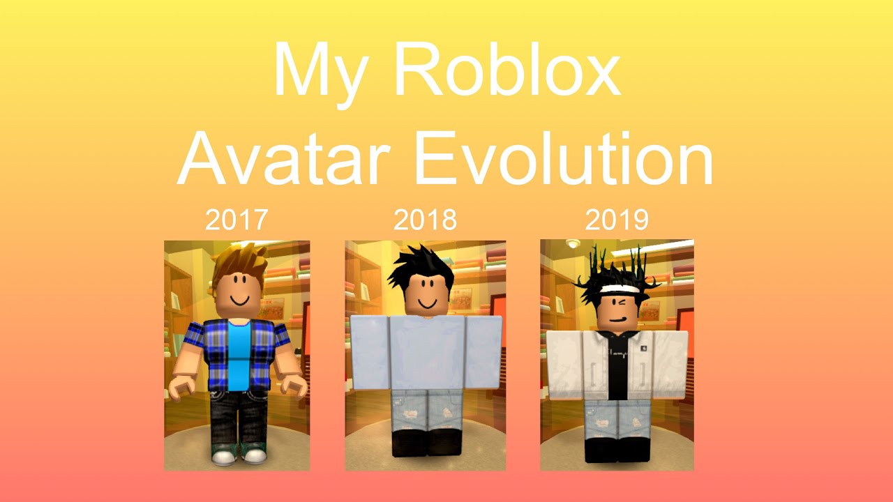 My Roblox Avatar Evolution || 2016-2019 - YouTube