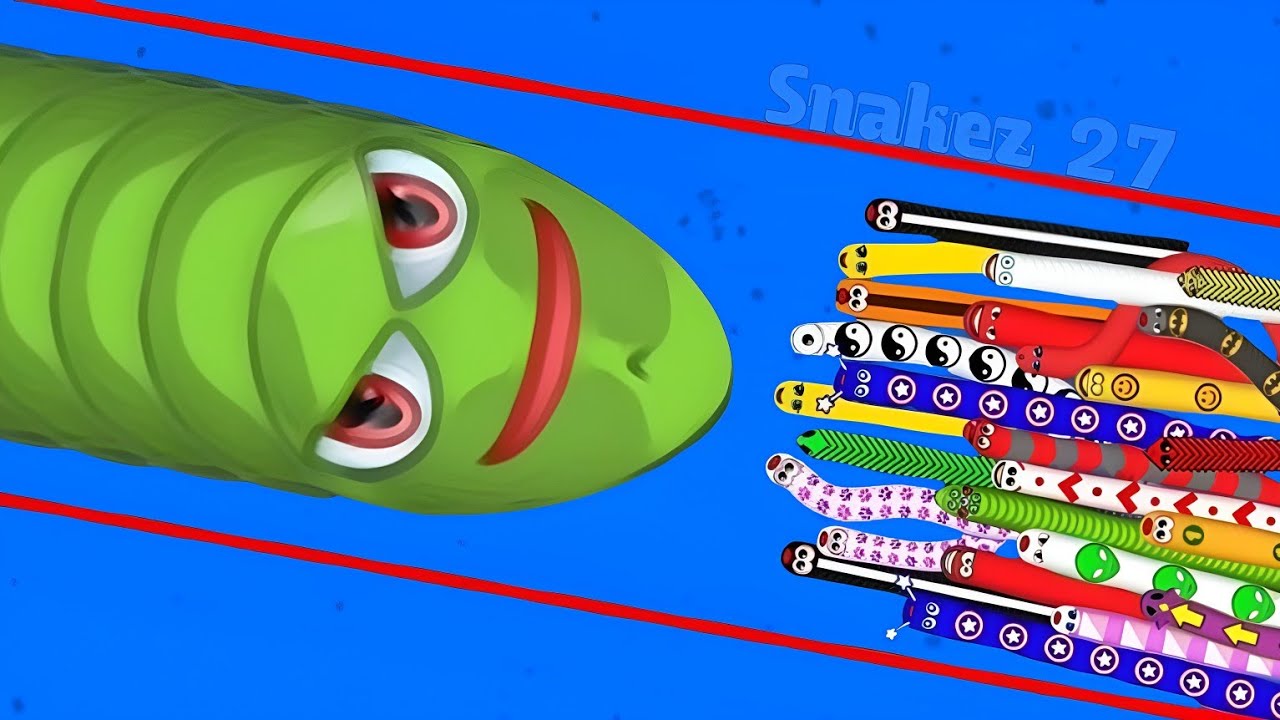 🐍WORMATE ZONE.IO | Rắn Săn Mồi / BIGGEST SNAKE - Epic Worms Zone Best ...