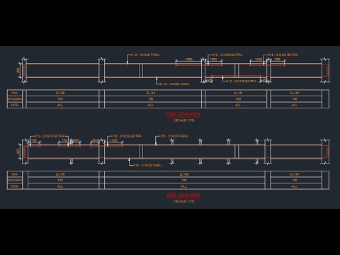 GROUND BEAM DETAIL DRAWING - YouTube