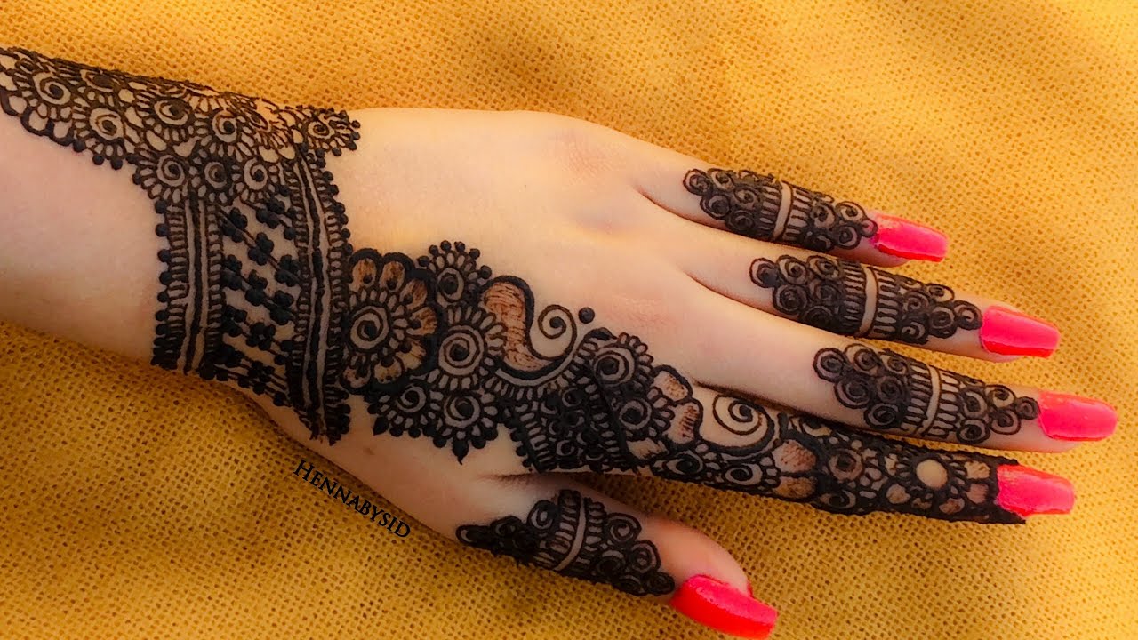 New stylish henna mehndi design 2020 | New mehndi design for bignners ...