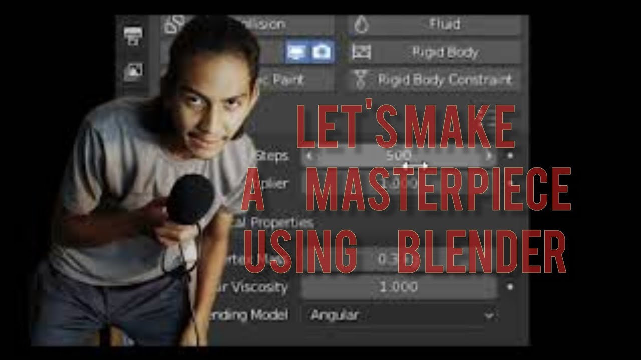LET'S MAKE A MASTERPIECE ART USING BLENDER|| - YouTube