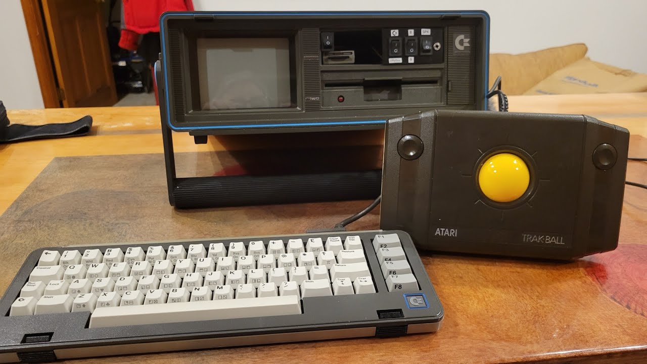 Atari CX22 TrackBall on Commodore 64 - YouTube