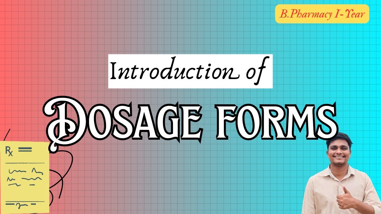 Dosage Forms Explained A–Z | With Examples in Telugu | B.Pharmacy ...