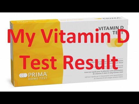 My Vitamin D Test Result (PRIMA Vitamin D Test) - YouTube