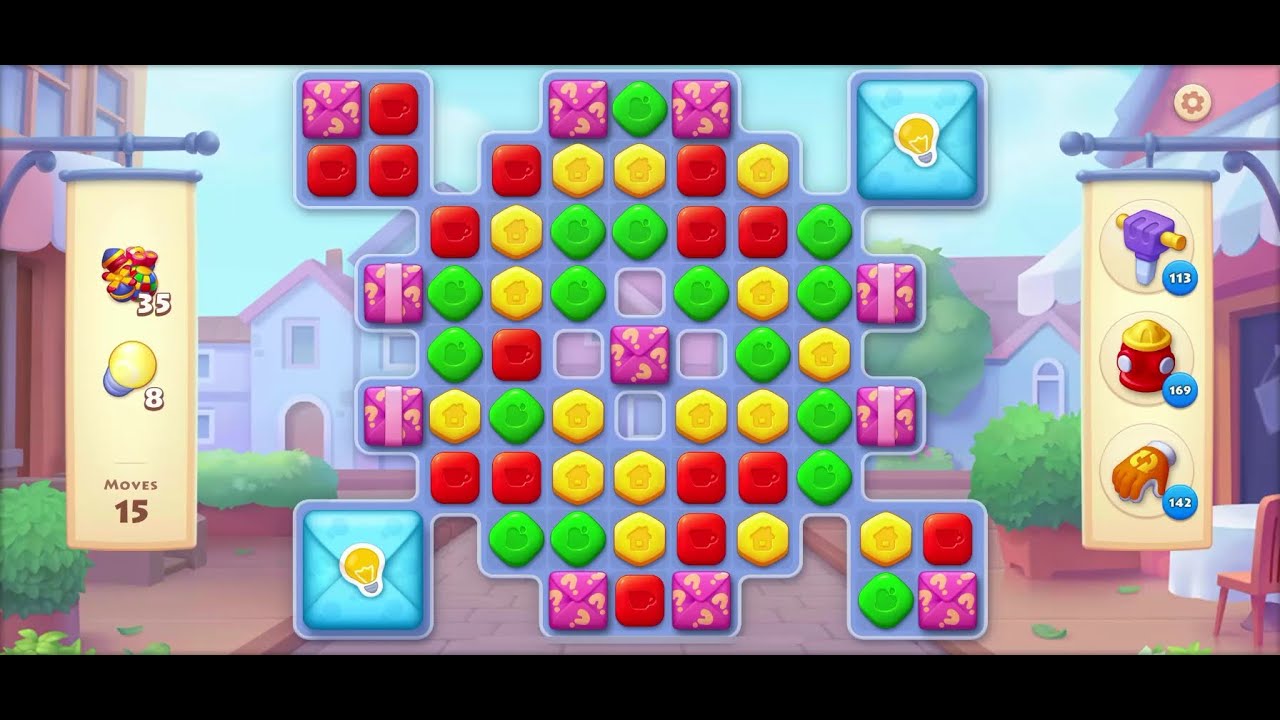 TOWNSHIP Colorful Puzzle Match -3 game level # 2112 - YouTube
