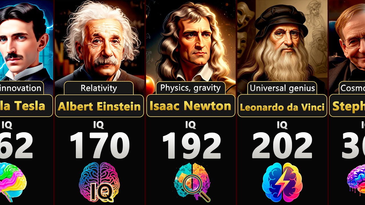 Who Was the Smartest Person in History? | IQ Comparison Through Time ...
