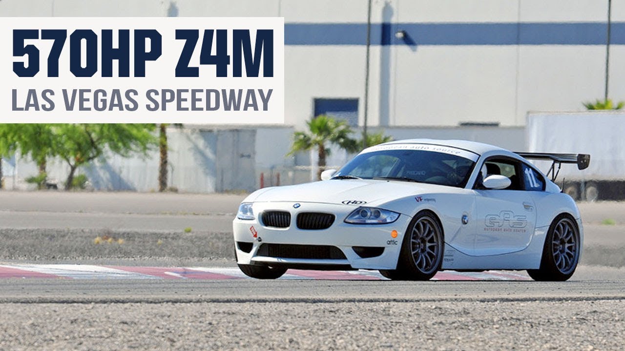 One Lap of Las Vegas Speedway in a 570hp Supercharged Z4M - YouTube
