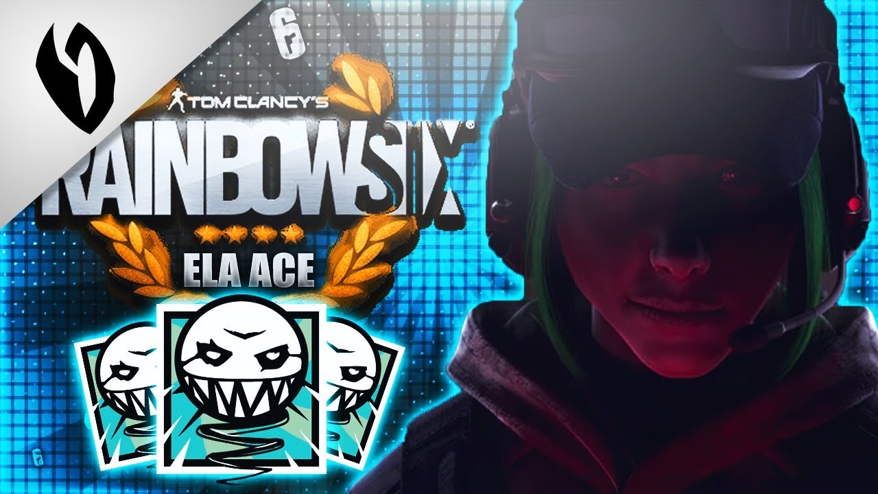 Rainbow Six Siege: My first ELA ACE w/Scorpion Evo - YouTube