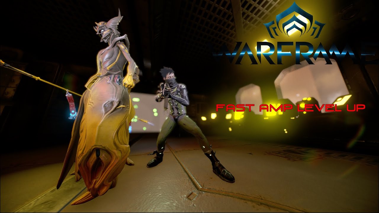 Warframe fast level amp - YouTube