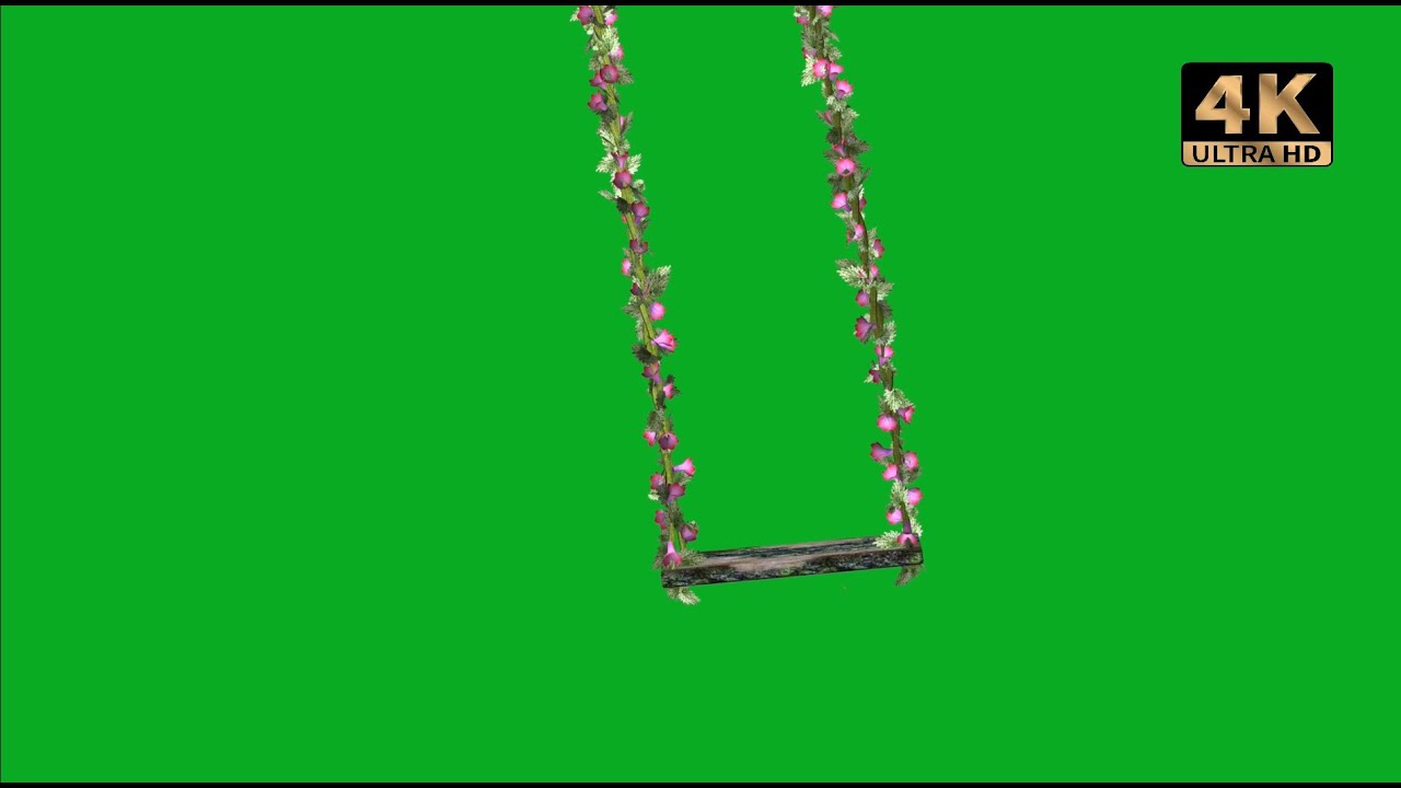green screen swing | Child on Swing Playground - YouTube