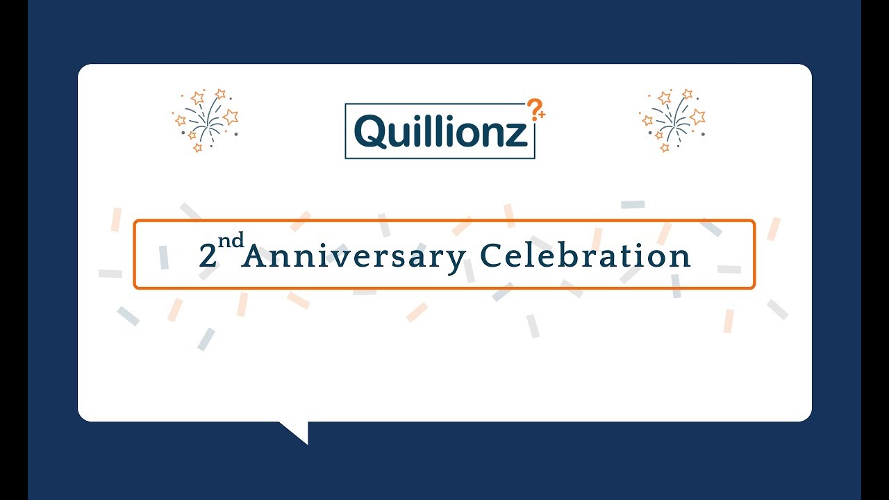 Quillionz 2nd Anniversary Celebration - YouTube