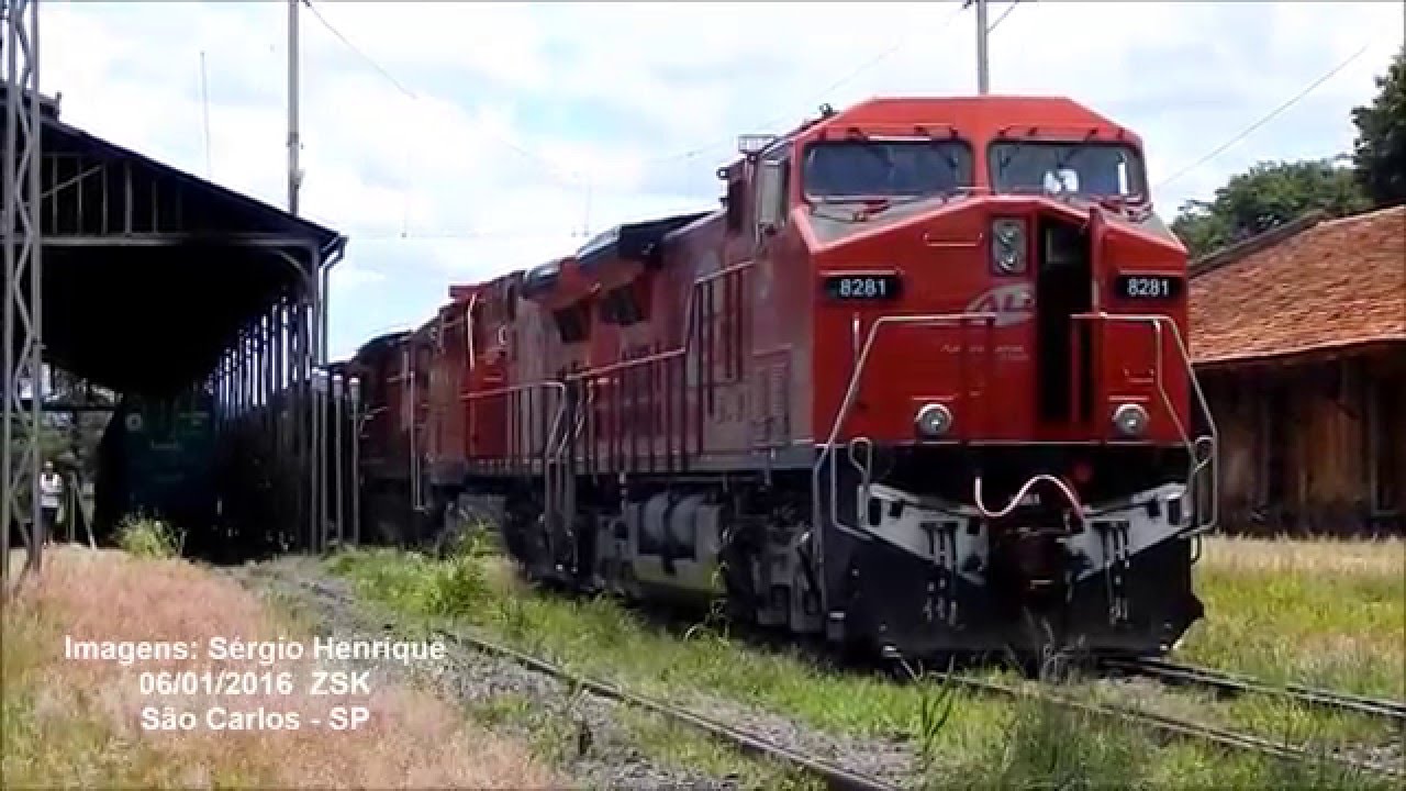 Cruzamento de GE AC44i em São Carlos. [Full HD] - YouTube