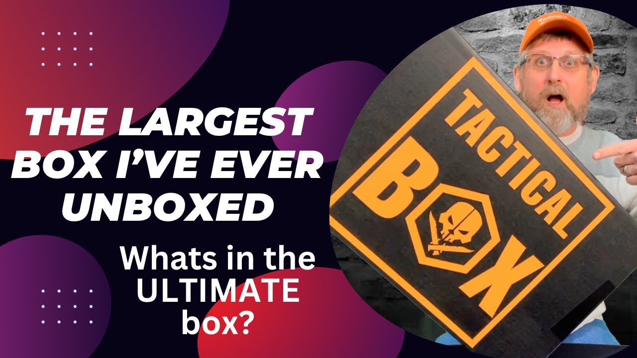 The largest tactical survival outdoor box I’ve ever unboxed! - YouTube