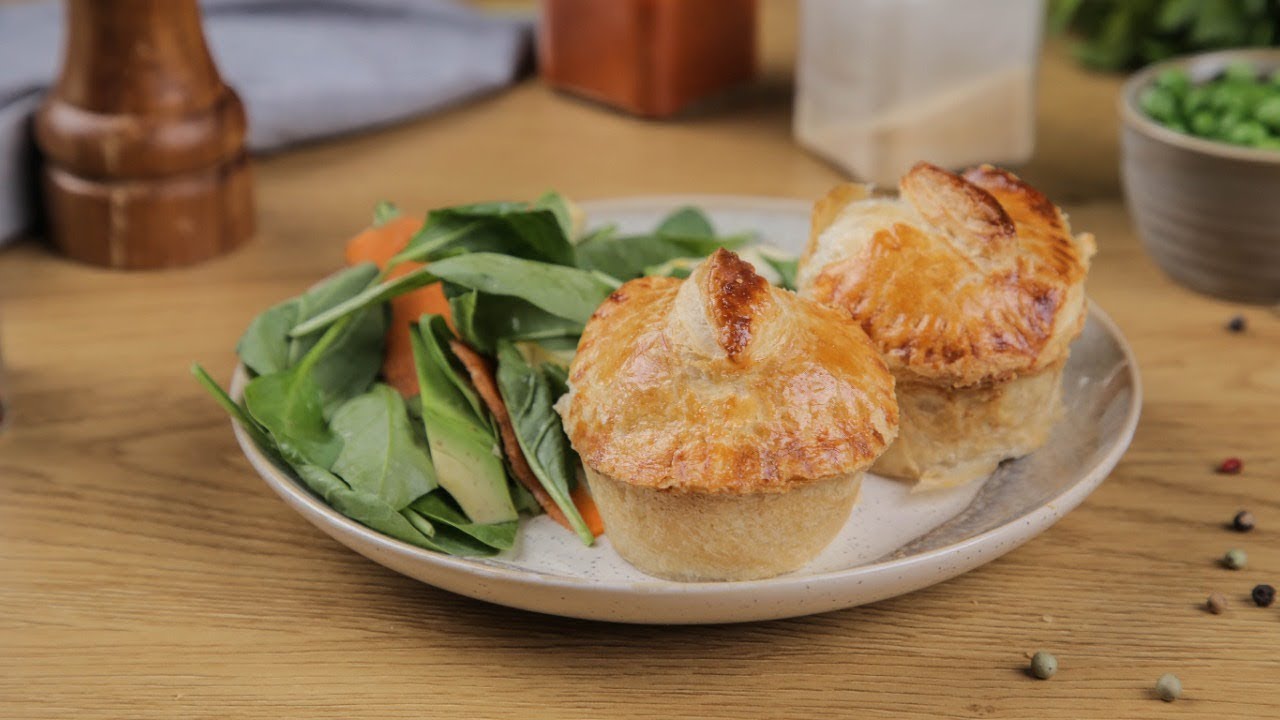 Mini Tarts With Chicken And Vegetables: Recipe - YouTube