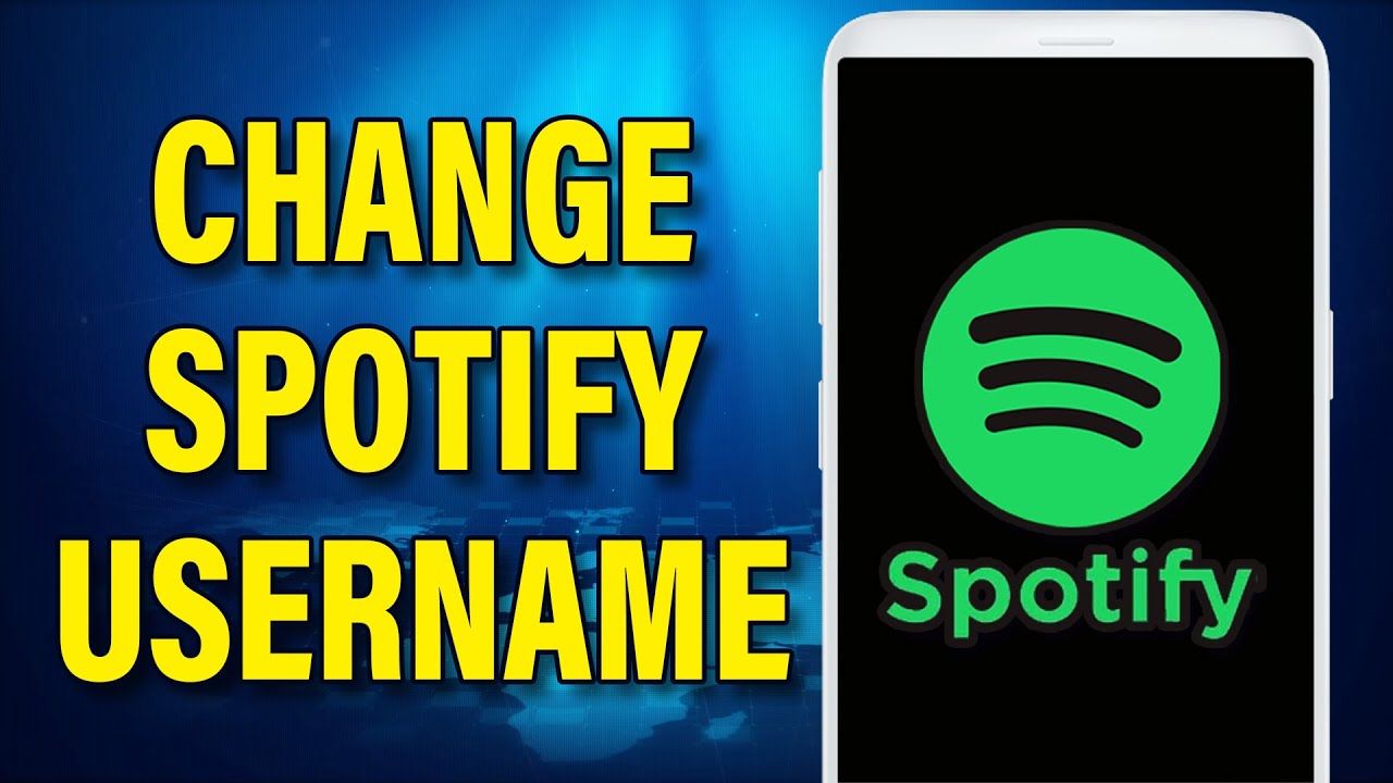 How to Change Spotify Username | Change Username on Spotify - YouTube