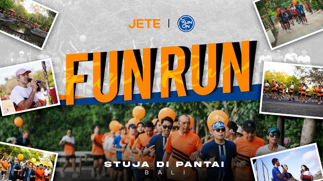 HIGHLIGHTS FUN RUN JETE X RUN ON BALI - YouTube