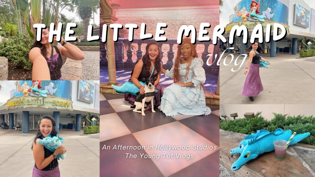Meeting the Live-Action Ariel in Hollywood Studios | The Young Tot Vlogs - YouTube