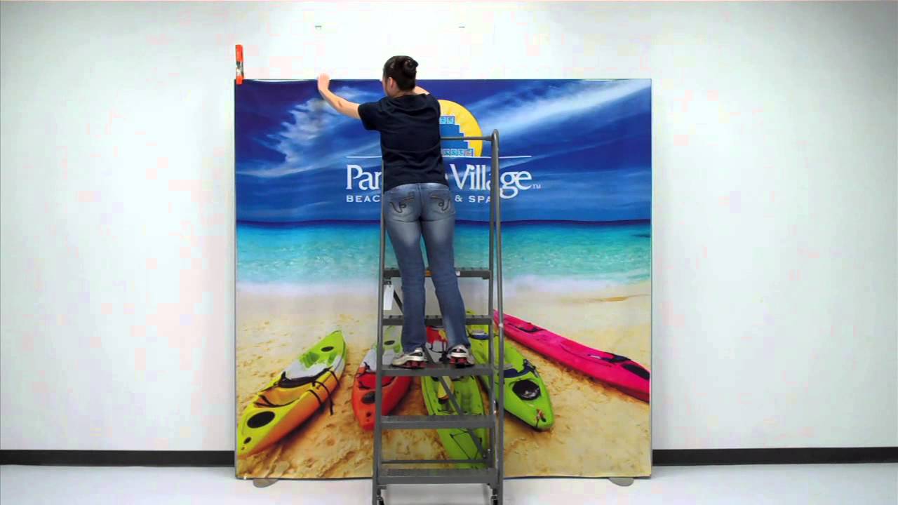 EZ WALL graphic Install - YouTube