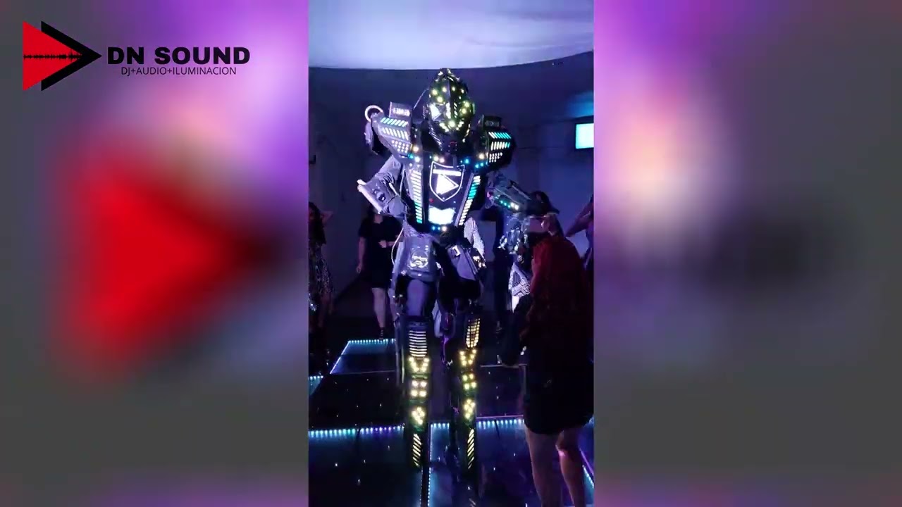 🤖 Show de Robot Led Pixel 🤖 #DNSOUNDGDL - YouTube