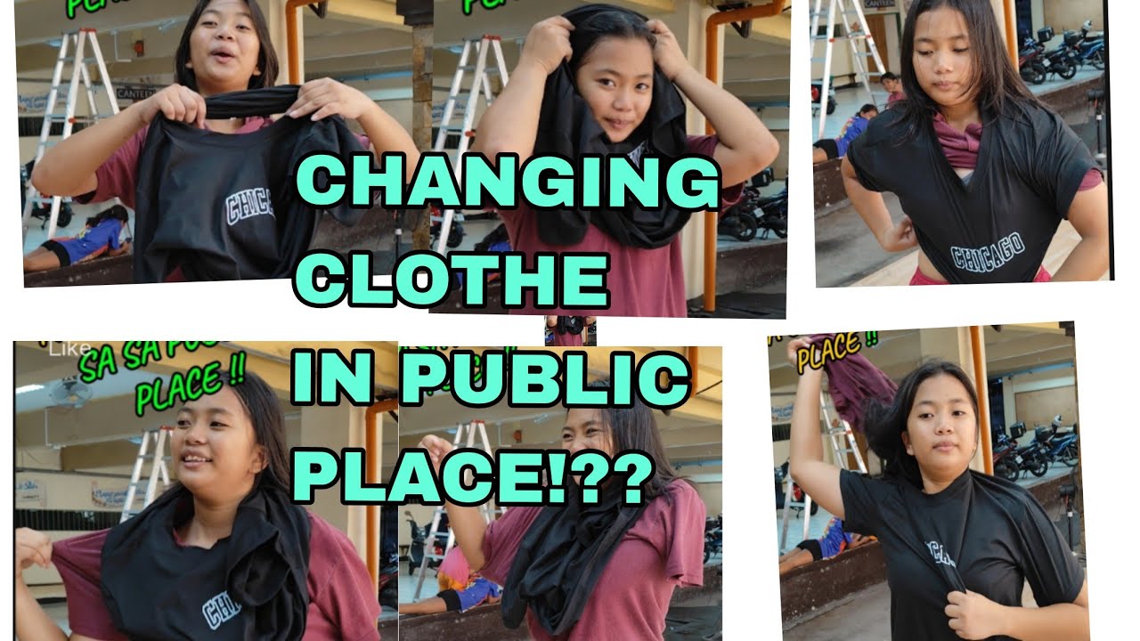 How to change your clothes in public place? - YouTube