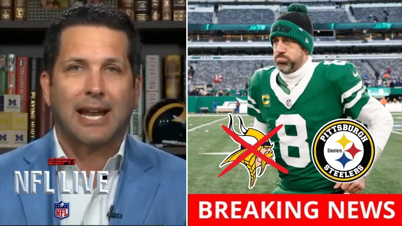 NFL LIVE | Adam Schefter BREAKING: Vikings won't compete with Steelers ...