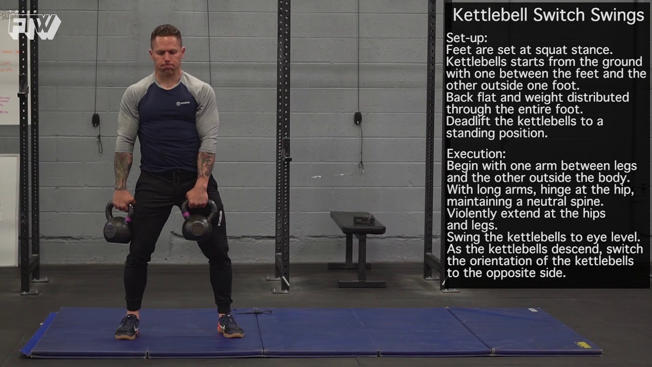 Kettlebell Switch Swings - YouTube
