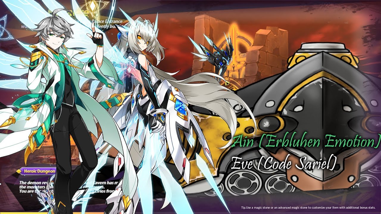[Elsword] Eve Level 99 Party Play on Palace Entrance 6-3 Heroic Dungeon ...