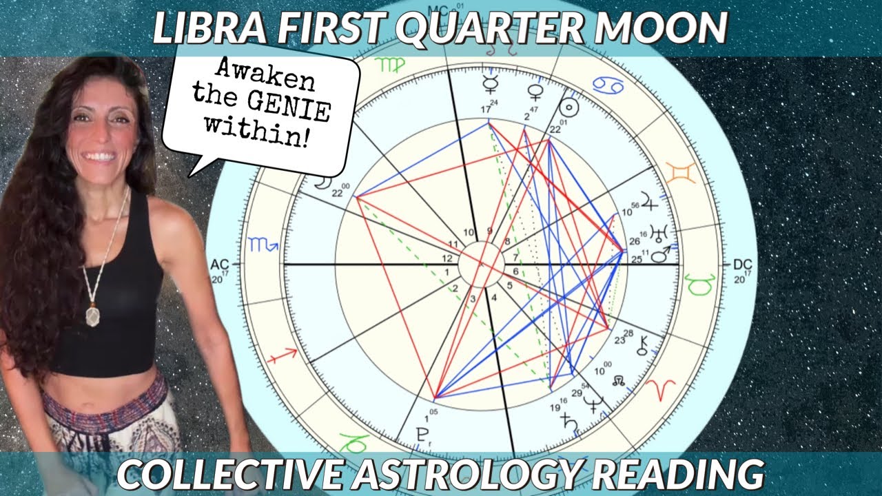 Awaken the GENIE 🧞‍♀️ within 🔥♎️ LIBRA First Quarter Moon 🌓 Collective ...