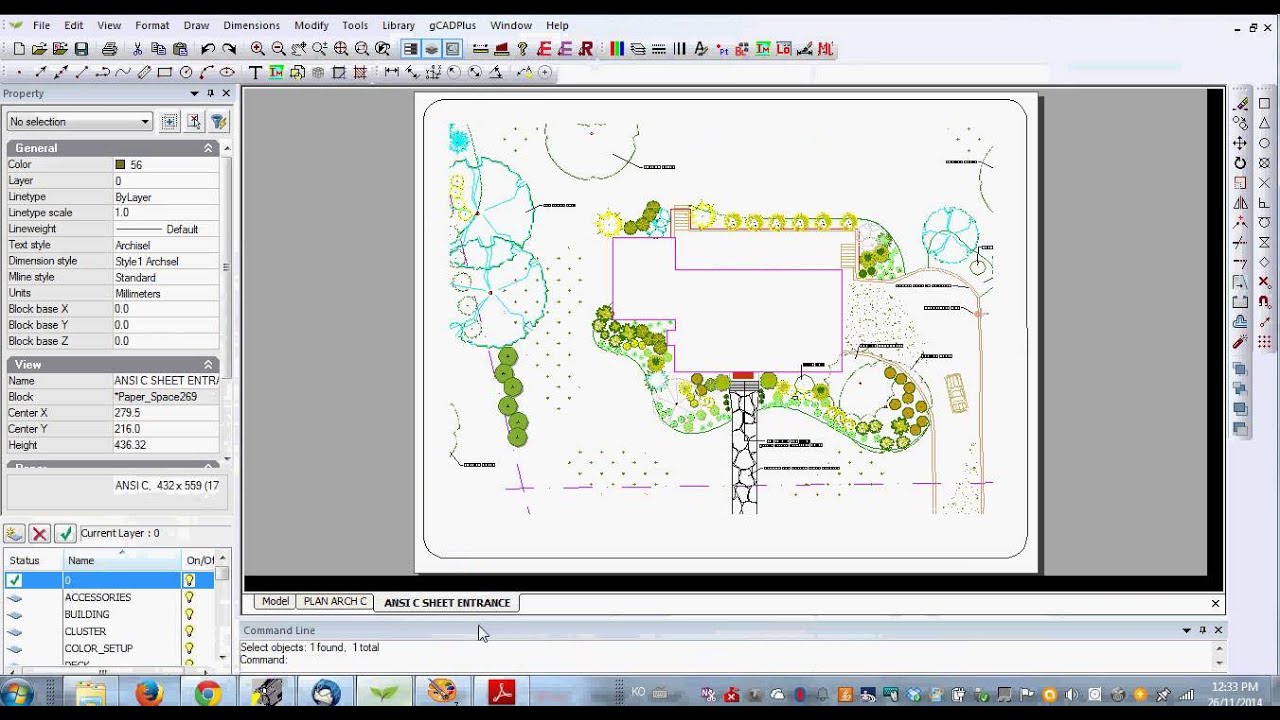 Producing a check PDF plot in landscape CAD drawings - YouTube