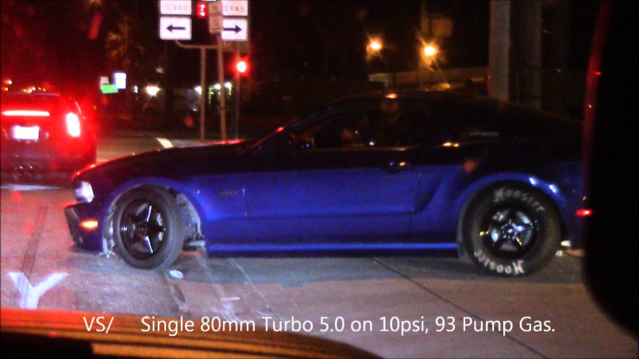 80mm Turbo 5.0 Mustang Vs 83mm Turbo Silverado - YouTube