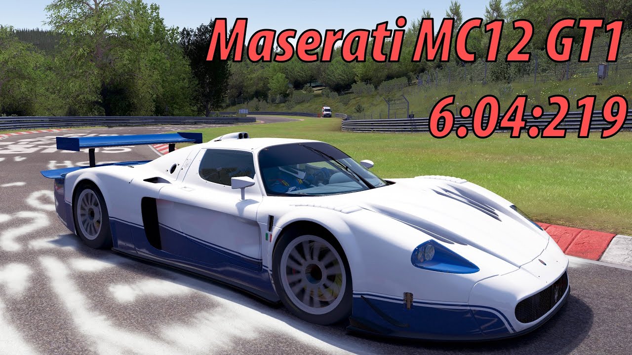 Maserati MC12 GT1 - Nordschleife Tourist World Record 6:04:219 ...