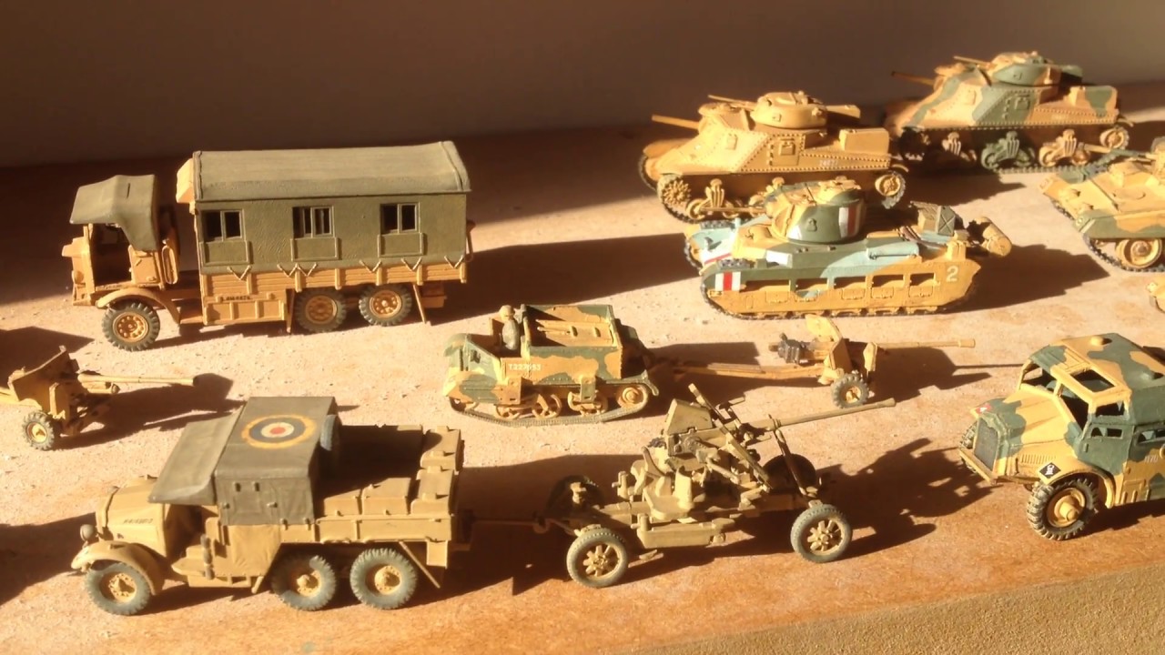 1:76th scale British 8th Army, 7th Armoured Division Desert Rats 1941-2 ...