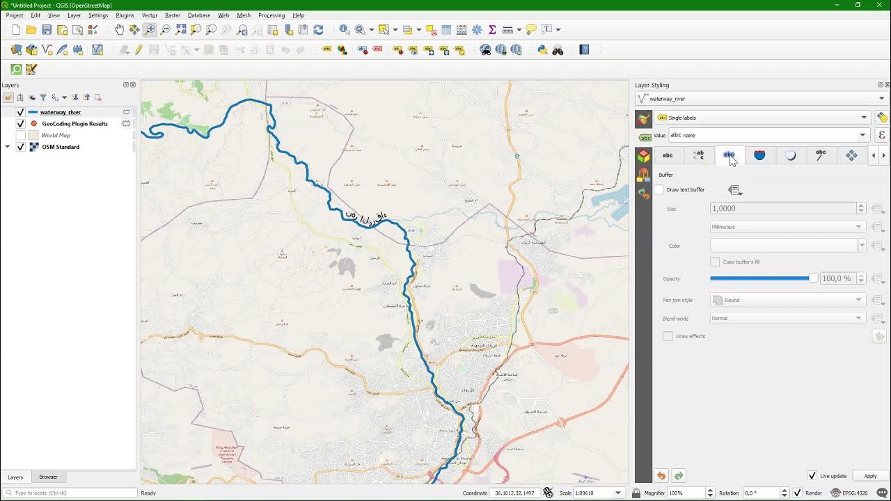 Adding hydrological data from OpenStreetMap to QGIS with the QuickOSM plugin - YouTube