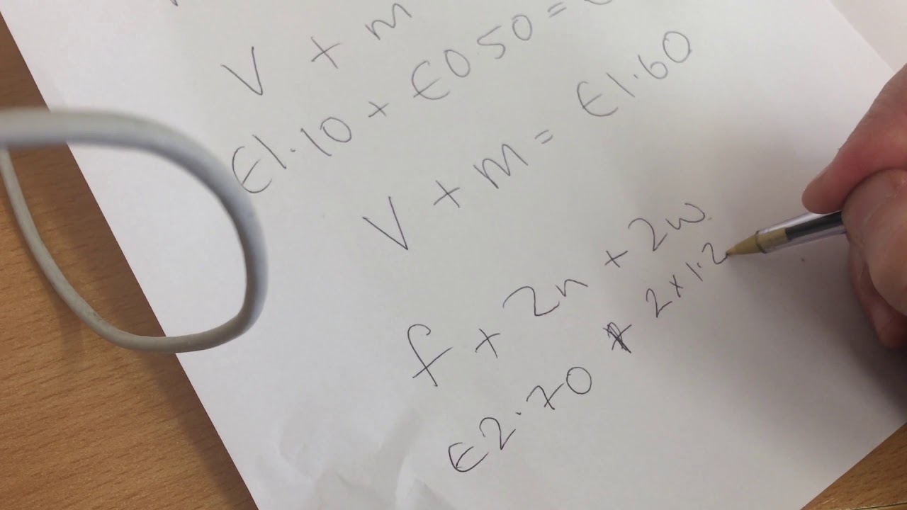 Wednesday wk 11 maths 6th class - YouTube