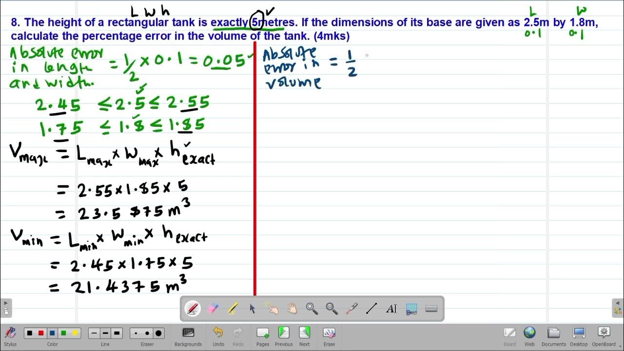 MATH: FORM3: APPROXIMATIONS AND ERRORS: LESSON 8 - YouTube