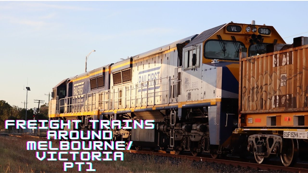 Freight trains around melbourne/ Victoria PT1 - YouTube